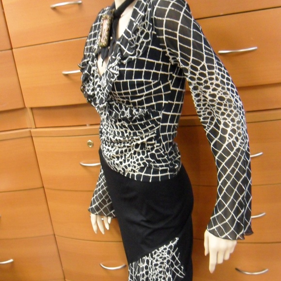 VAIDE EUROPE | Skirts | Party Skirt Set Asymmetrical Skirt Made In ...